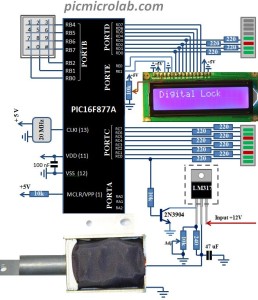 Digital Lock – Microcontroller Based Projects