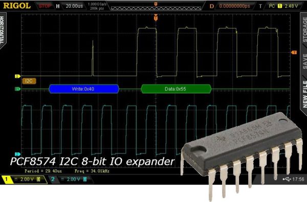 Pcf8574 I2c 8 Bit Io Expander Microcontroller Based Projects